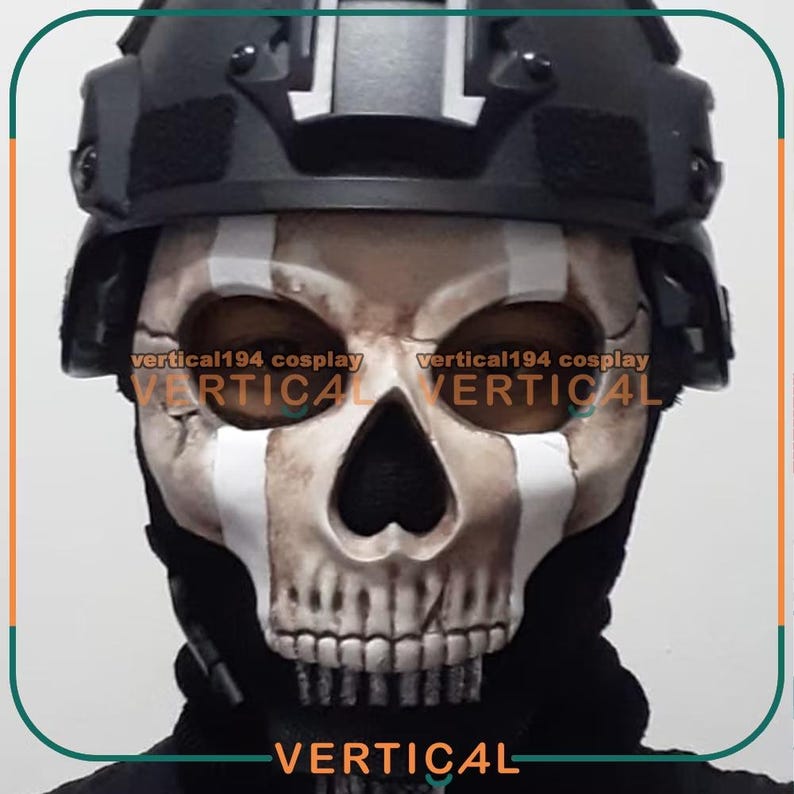 Ghost Simon Riley Mask Callofduty Balaclava Cosplay Menpo Devtac ...
