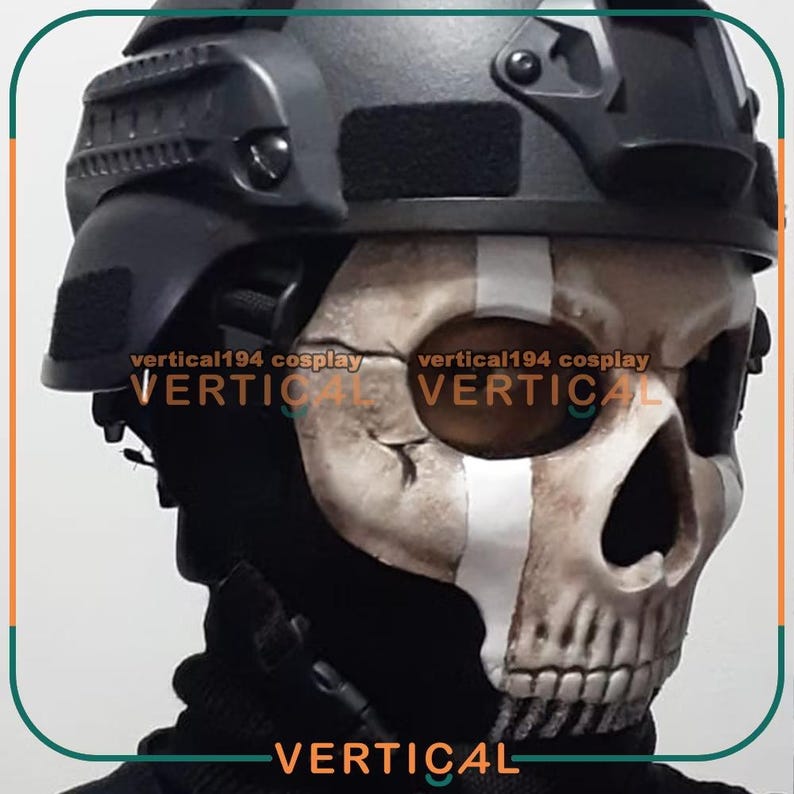 Ghost Simon Riley Mask Callofduty Balaclava Cosplay Menpo Devtac ...