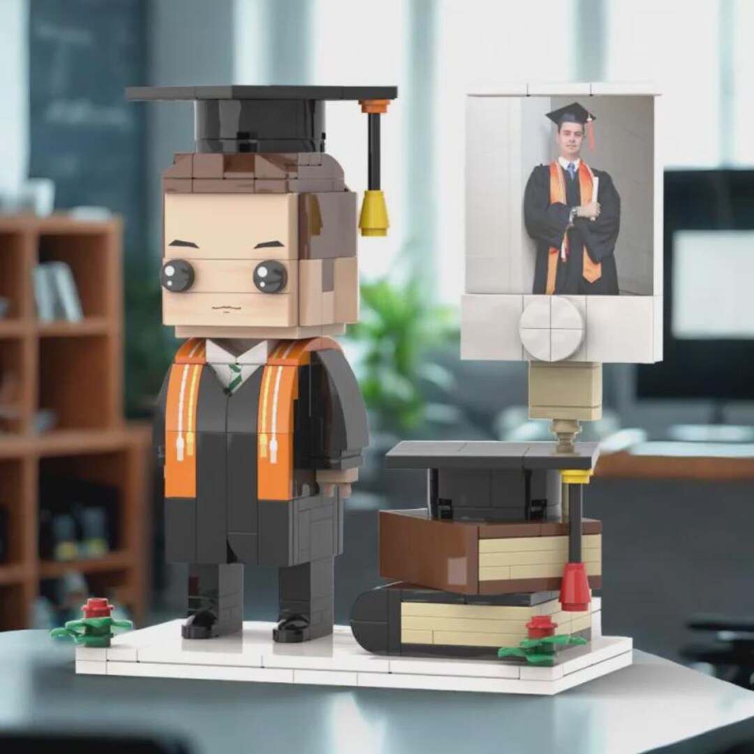 Personalised Graduation-themed Brick Figures: One-of-a-kind Gift for ...