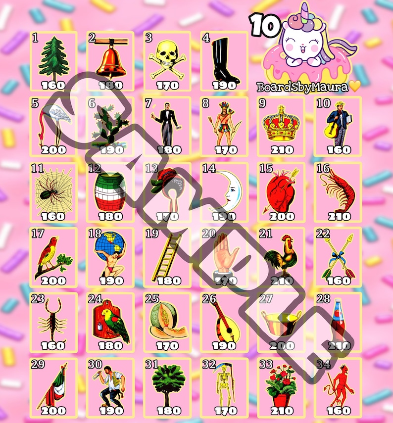 Loteria Boards - Etsy