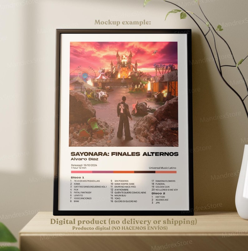 ALVARO DIAZ Poster Pack (3x1) – Printable Album Art PDF From ...