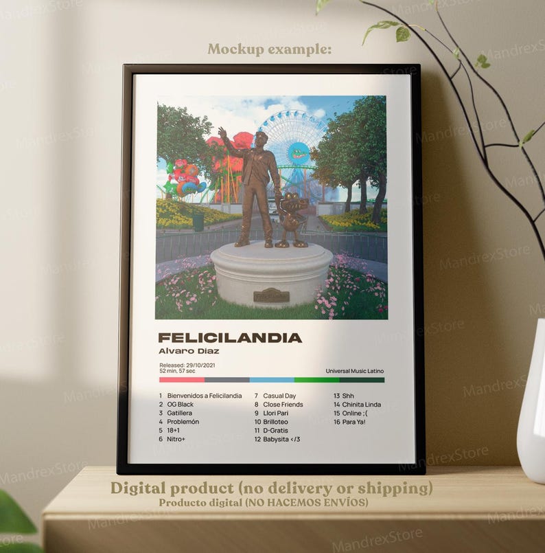 ALVARO DIAZ Poster Pack (3x1) – Printable Album Art PDF From ...