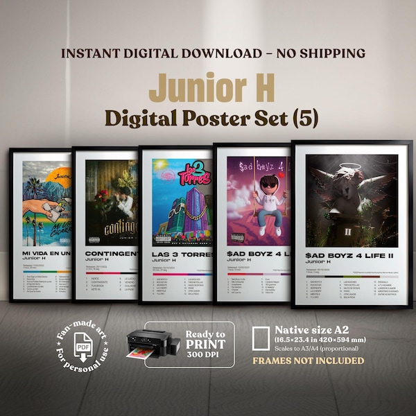 Junior H Album Cover - Etsy