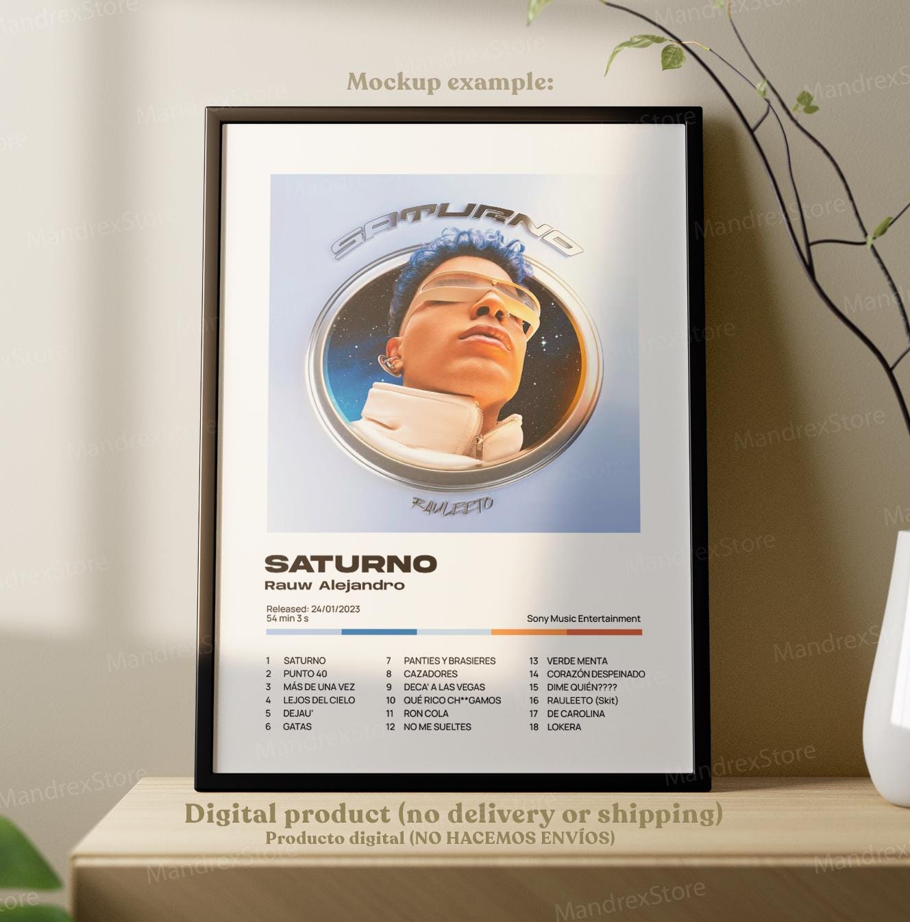 Rauw Alejandro Album Poster Pack (3x1) – Printable Wall Art From ...