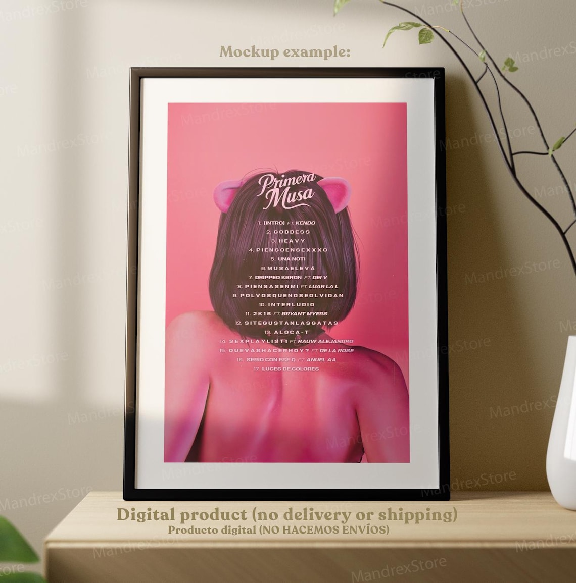 PRIMERA MUSA - Omar Courtz, 4x1 portadas digitales del álbum, póster ...