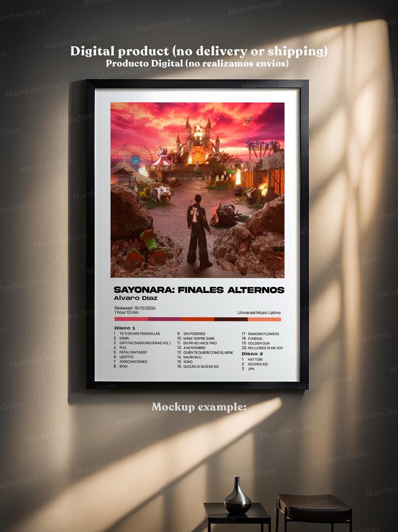 ALVARO DIAZ Poster Pack (3x1) – Printable Album Art PDF From ...