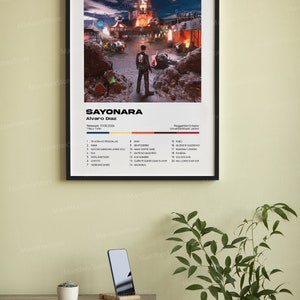 SAYONARA Alvaro Diaz, 4 Album Covers, Digital Printable, Poster, Home ...