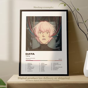 Tainy – DATA (5x1) Poster Pack | Printable Album Cover Set | Futuristic ...