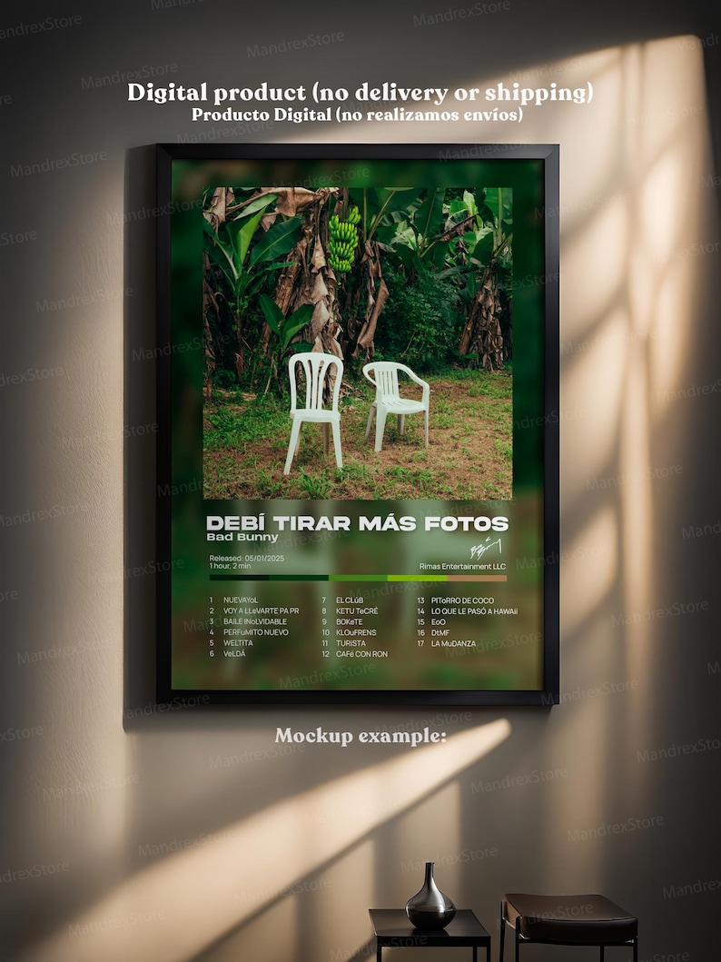 Bad Bunny – Printable Poster From “debí Tirar Más Fotos” Album (3x1 ...