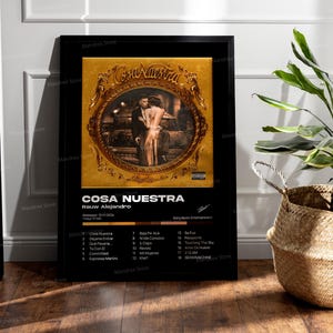 COSA NUESTRA Rauw Alejandro. 4 portadas digitales del álbum, Imprimible ...