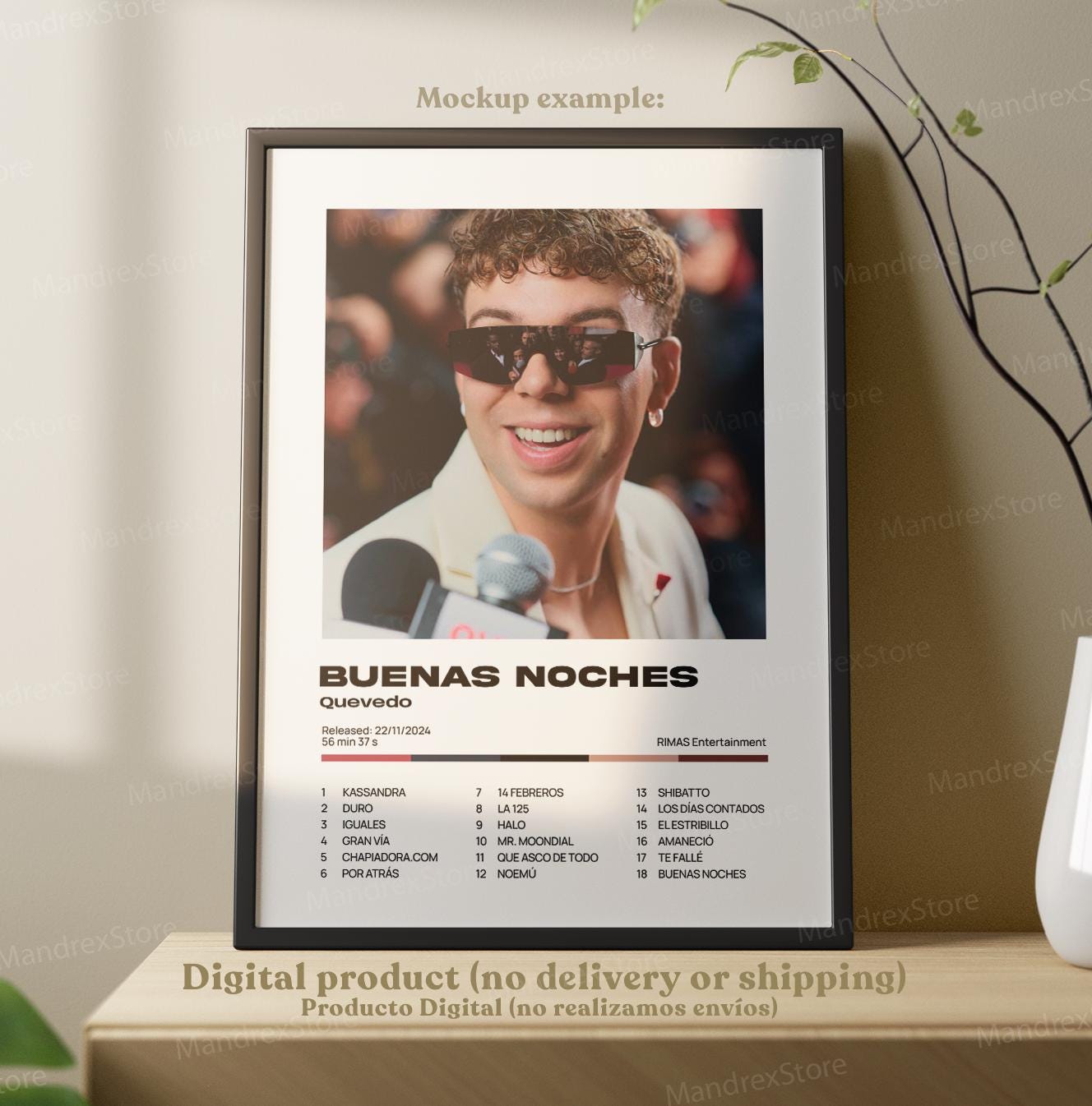 QUEVEDO, 2 portadas digitales del álbum, Donde quiero estar / Buenas ...