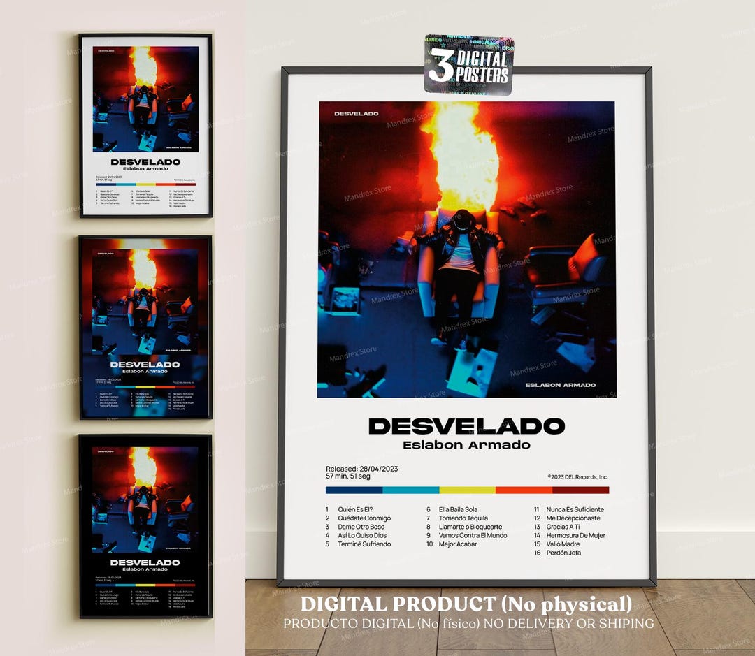 ESLABON ARMADO – Revealed (3x1) Printable Digital Album Covers PDF ...