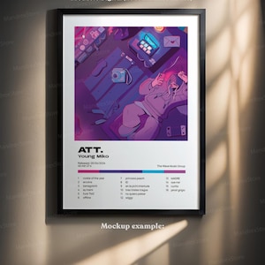 ATT Young Miko Poster Pack (3x1) Album Digital Prints | Trap Latino ...