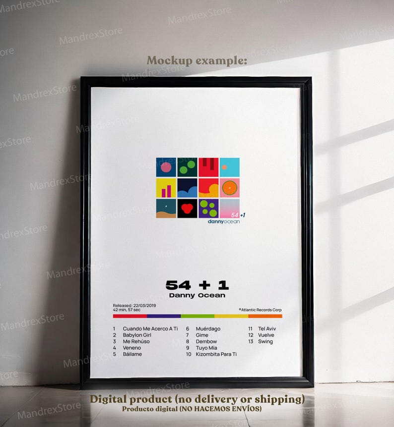 DANNY OCEAN Poster Pack (3x1) – Printable Album Covers Pack for ...