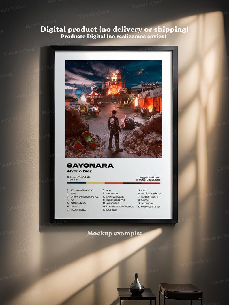 ALVARO DIAZ Poster Pack (3x1) – Printable Album Art PDF From ...
