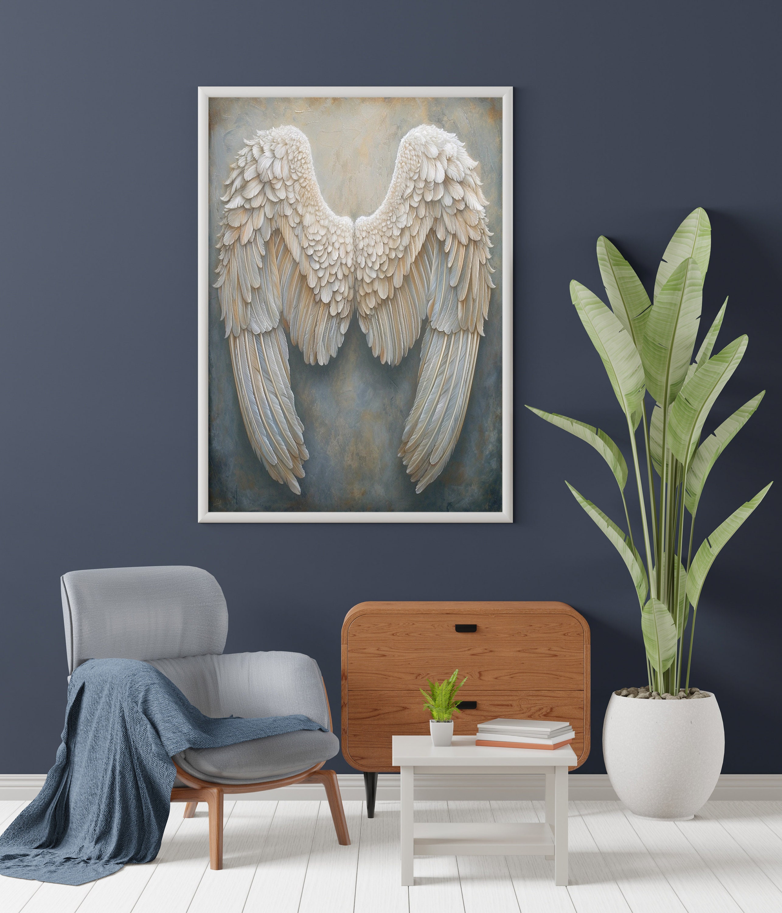 Angel Wings Painting, Angel Wall Art, Angel Canvas, Angel Wings Canvas, Angel Wings Wall Art ...