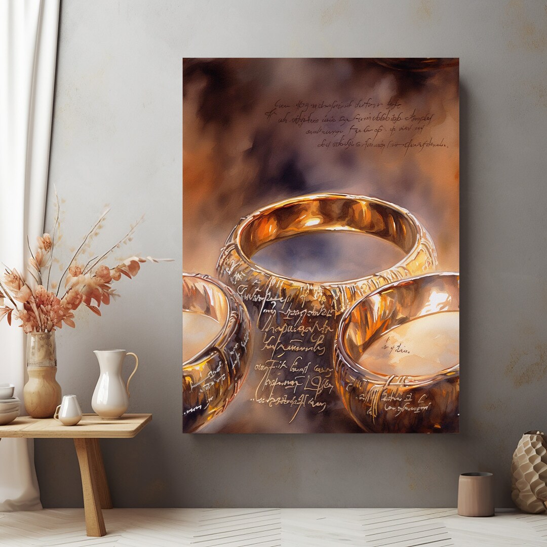 The Lord of the Rings Canvas, Lord of the Rings Movie Poster, Movie ...
