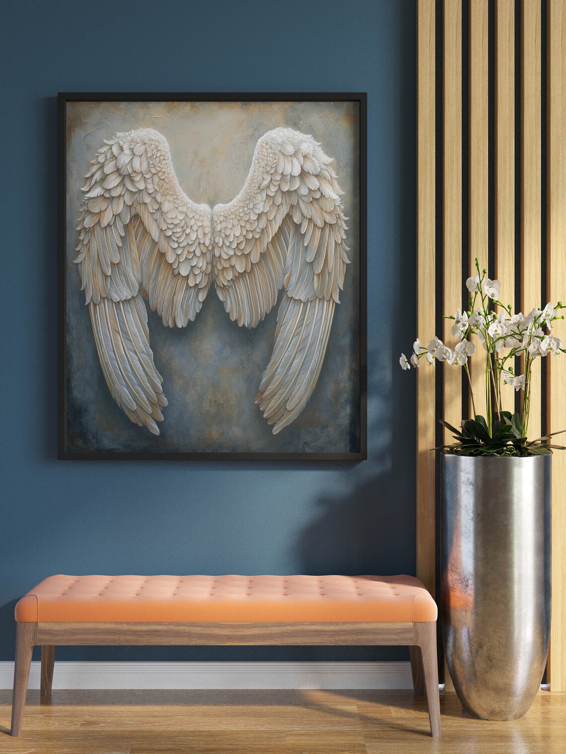 Angel Wings Painting, Angel Wall Art, Angel Canvas, Angel Wings Canvas, Angel Wings Wall Art ...