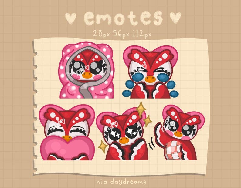 ACNH Celeste Emote Pack for Twitch and Discord - Etsy