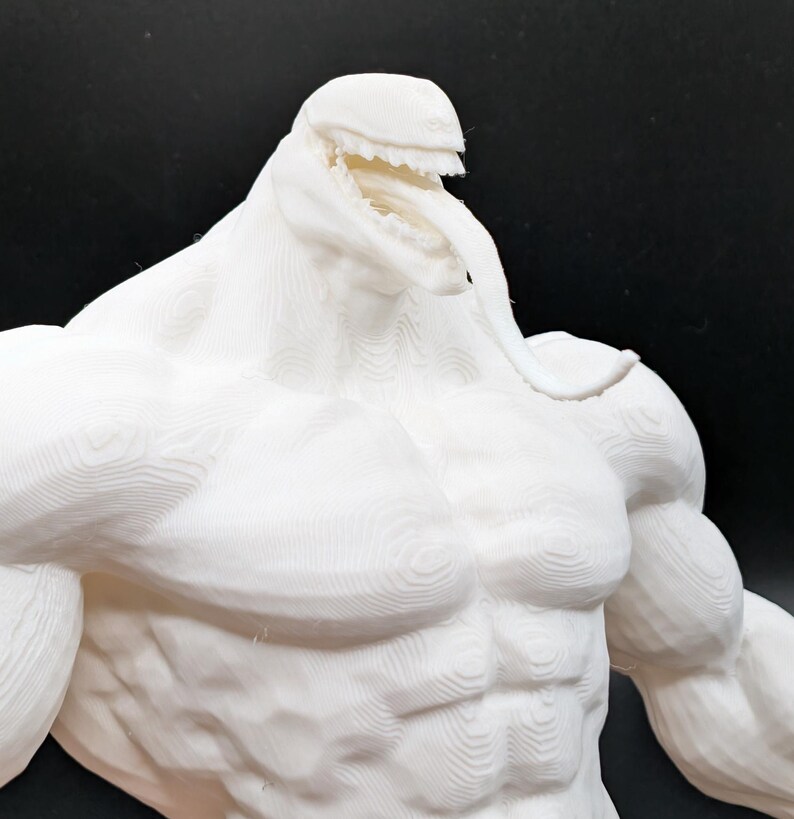 Venom Figure: 3D Printed DIY Paintable Marvel Rivals Decor - Etsy