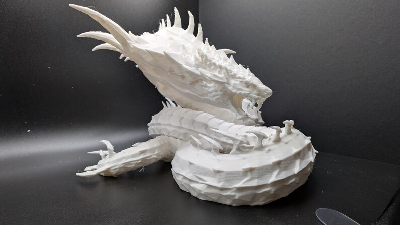Solo Leveling: 3D Printed Blue Venom-fanged Kasaka Statue for DIY ...