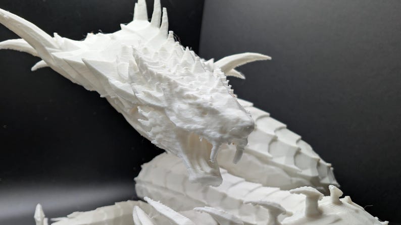 Solo Leveling: 3D Printed Blue Venom-fanged Kasaka Statue for DIY ...
