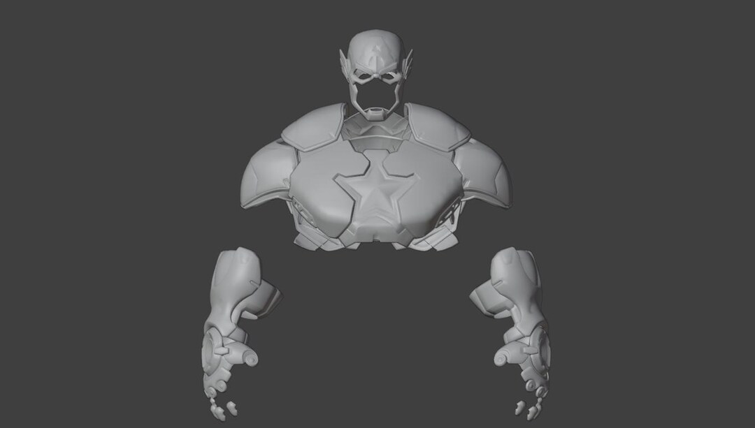 Captain America Armor STL Bundle: Game-accurate Cosplay 3D Model - Etsy