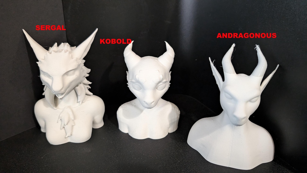 Customizable 3D Printed Character in White Filament DIY Paintable Model ...