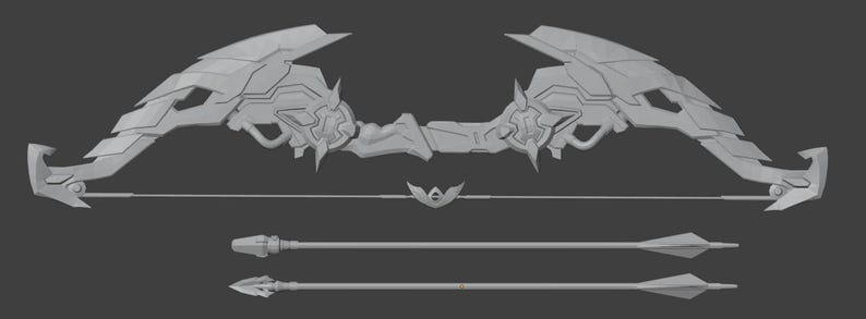 Marvel Rivals | Hawkeye | Default + Galactic Fangs Costume Bow/blades ...