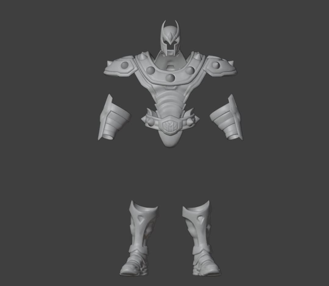 Magneto Master of Magnetism Armor STL Bundle: Game-accurate Cosplay 3D ...