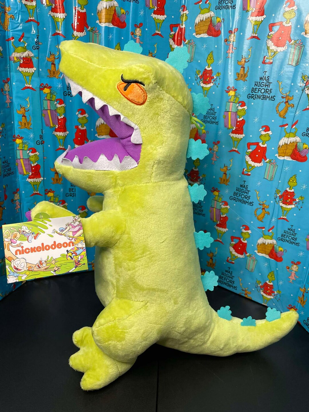 New 16" Inch Nickelodeon Rugrats Reptar Dinosaur Plush - Etsy
