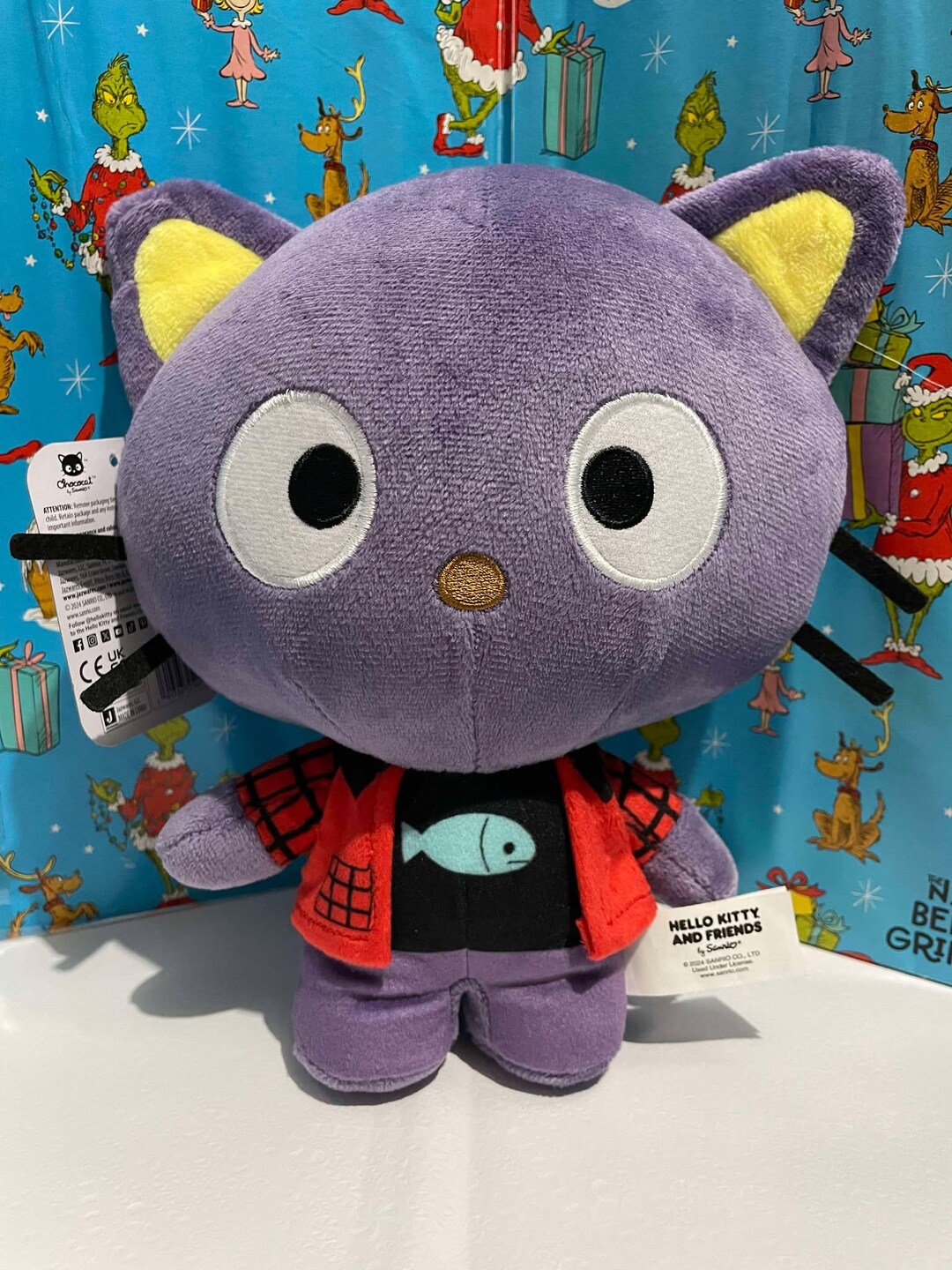 New 9" Inch Purple Chococat (hello Kitty and Friends Series 2) Plush - Etsy