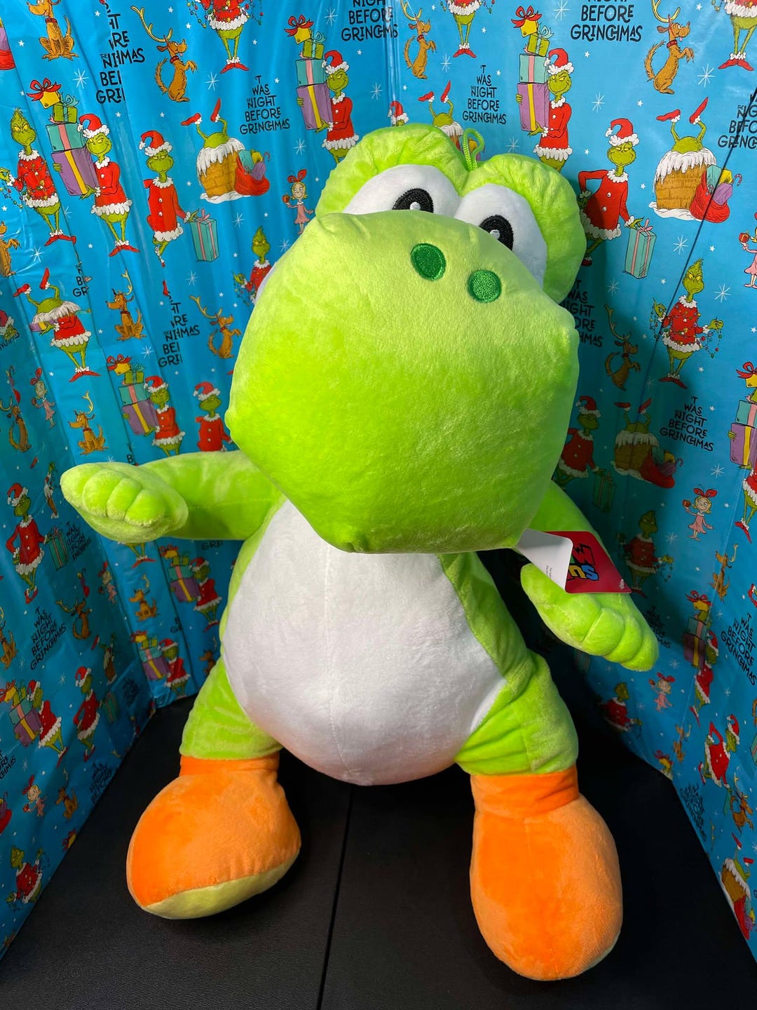 New 21" Inch Big Yoshi Dinosaur Lizard Plush From Super Mario Video ...