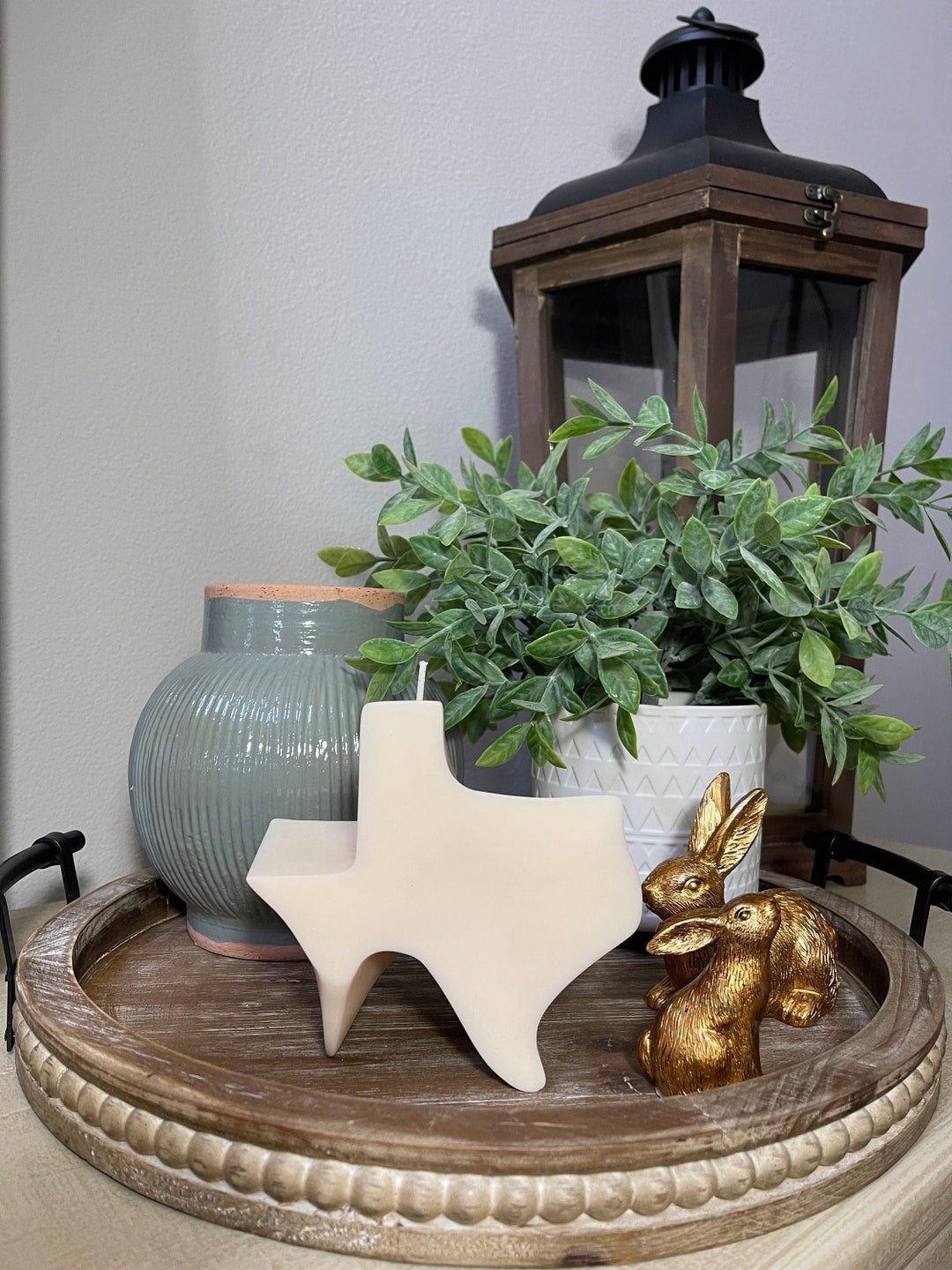 Texas Decorative Candle the Texstar© Candle Handmade Texas Shaped ...