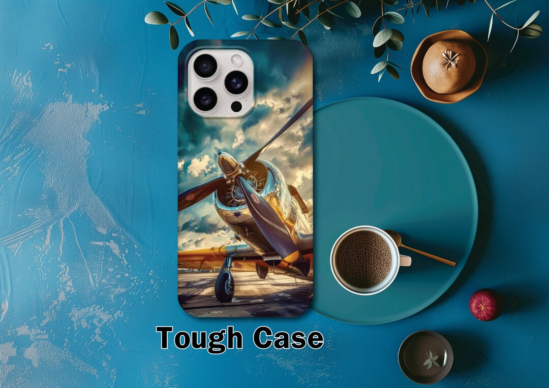 Vintage Yellow and Silver Plane Phone Case|tough Case - Etsy