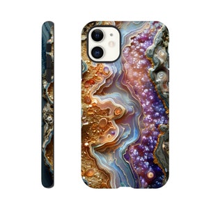 Pink Purple and Gold Abalone Shell Phone Case|sea Shell Case|tough Case ...