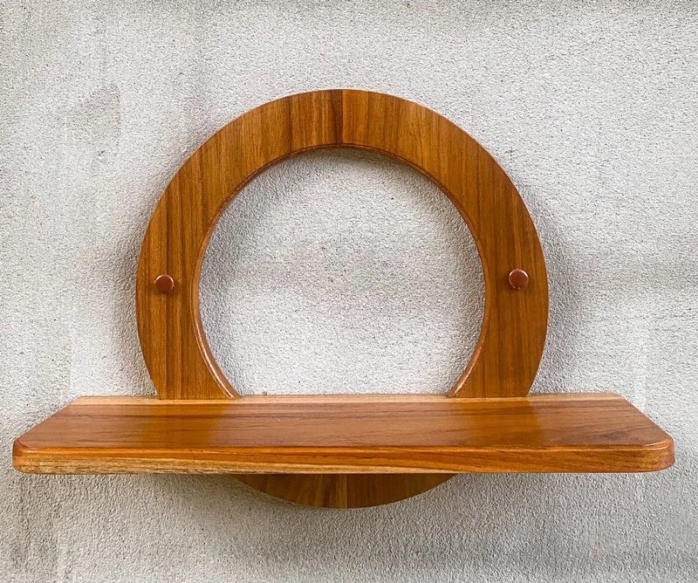 Handcrafted Teak Wood Buddha Amulet Shelf Sacred Wood for Spiritual ...