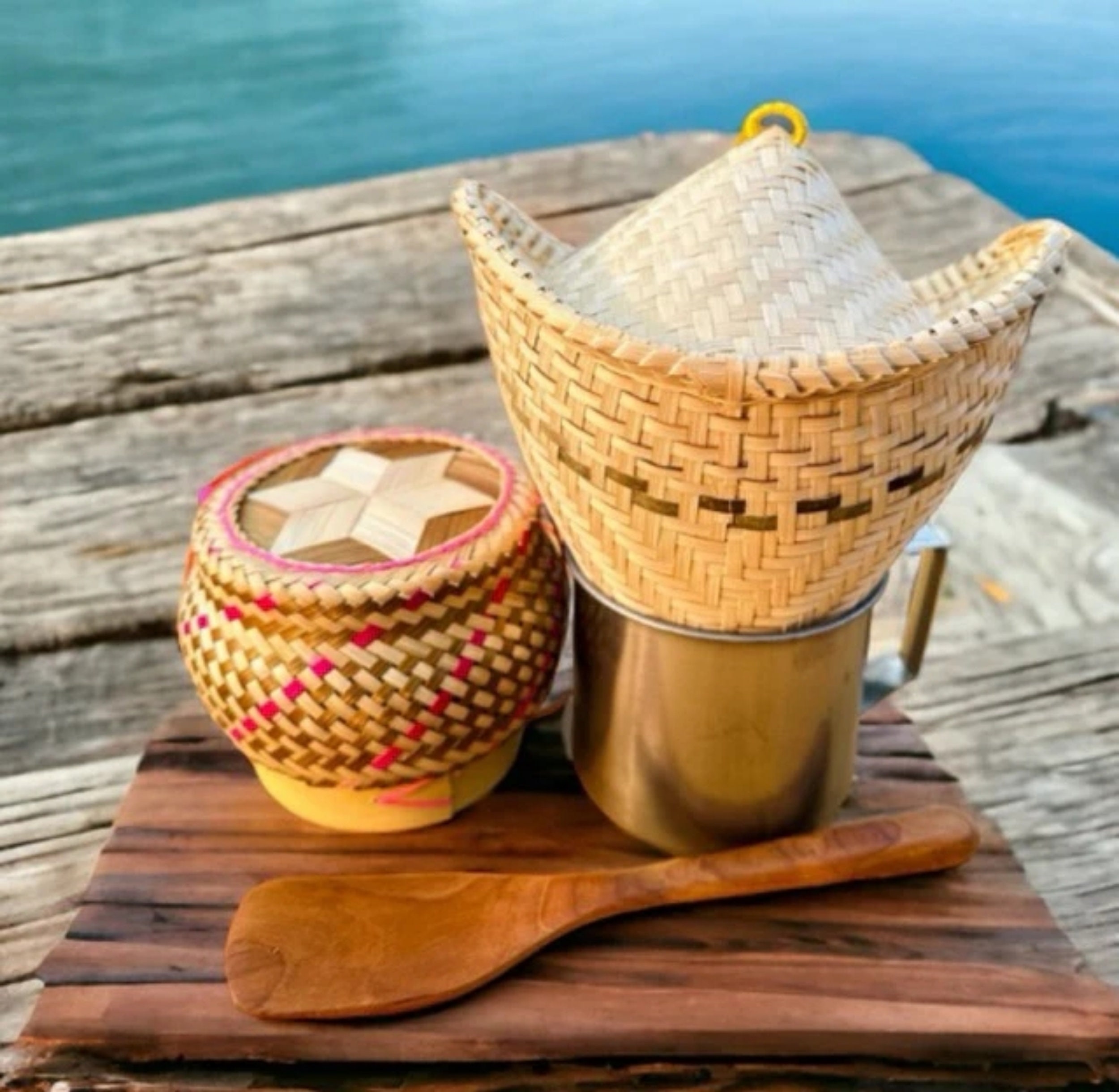 Portable 6-inch Mini Steamer Set With Bamboo Basket and Stainless Steel ...