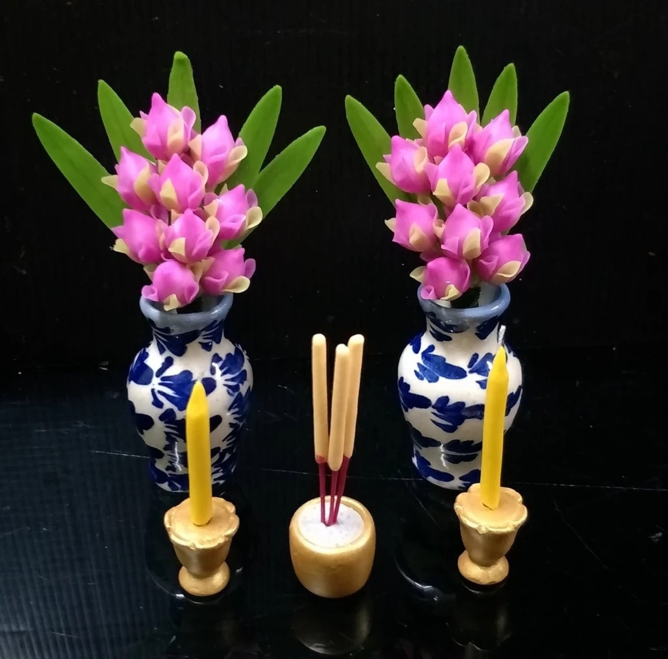 Handcrafted Teak Wood Buddha Amulet Shelf Sacred Wood for Spiritual ...