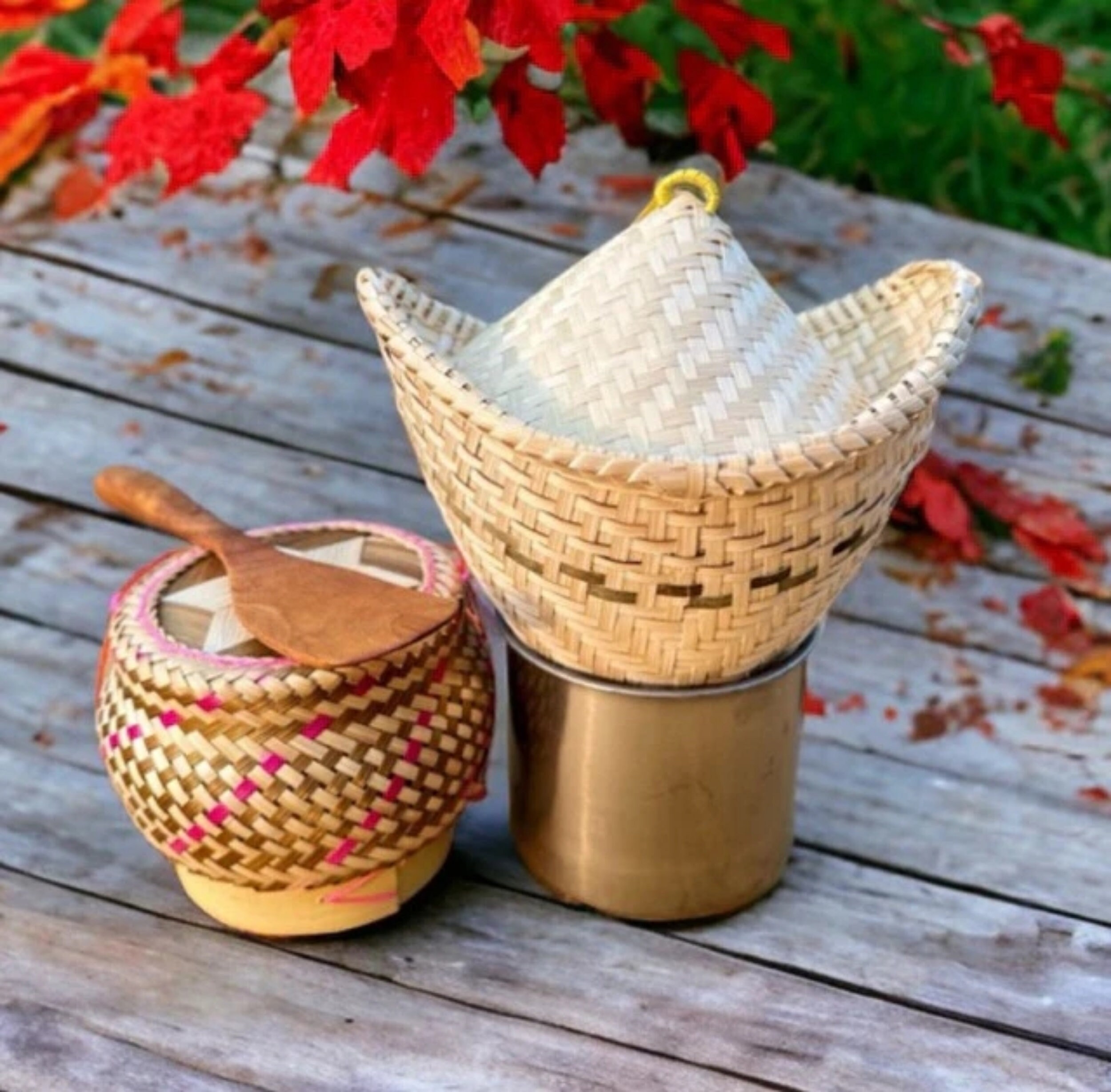 Portable 6-inch Mini Steamer Set With Bamboo Basket and Stainless Steel ...