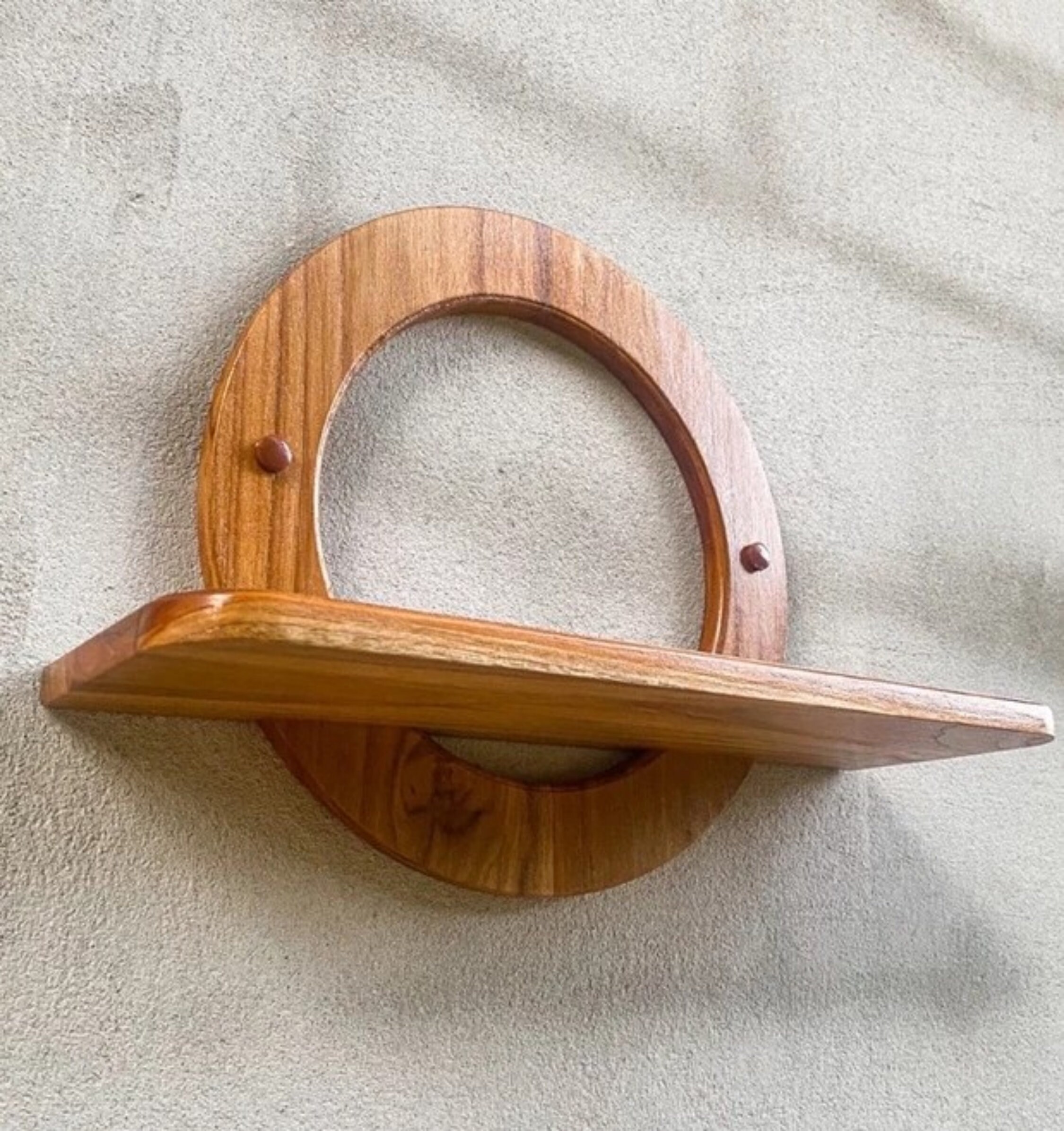 Handcrafted Teak Wood Buddha Amulet Shelf Sacred Wood for Spiritual ...