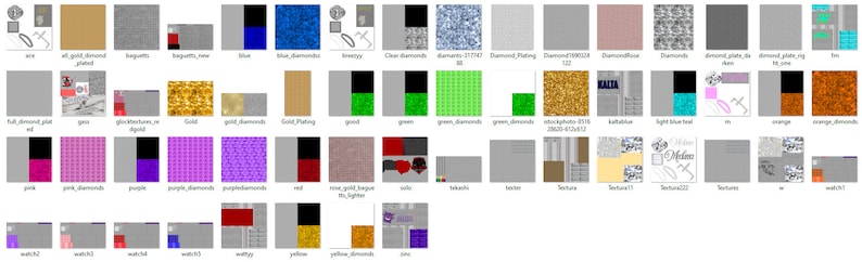 56 Fivem Chain Textures Pack | Diamond Textures for Chains | Chain ...
