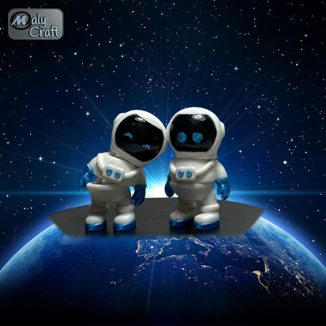 Astrobot Style Articulated Robot Figurine 3D Printed - Etsy