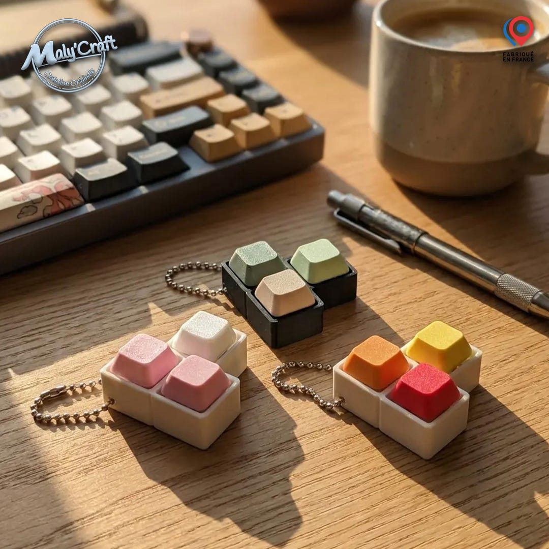 3 Key Mechanical Keyboard Fidget Customizable, Gamer Satisfying ...
