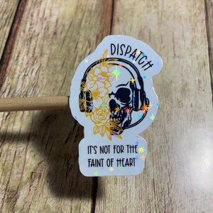 Life of a Dispatcher Sticker, 911 Dispatch, Dispatch Sticker, Skull ...