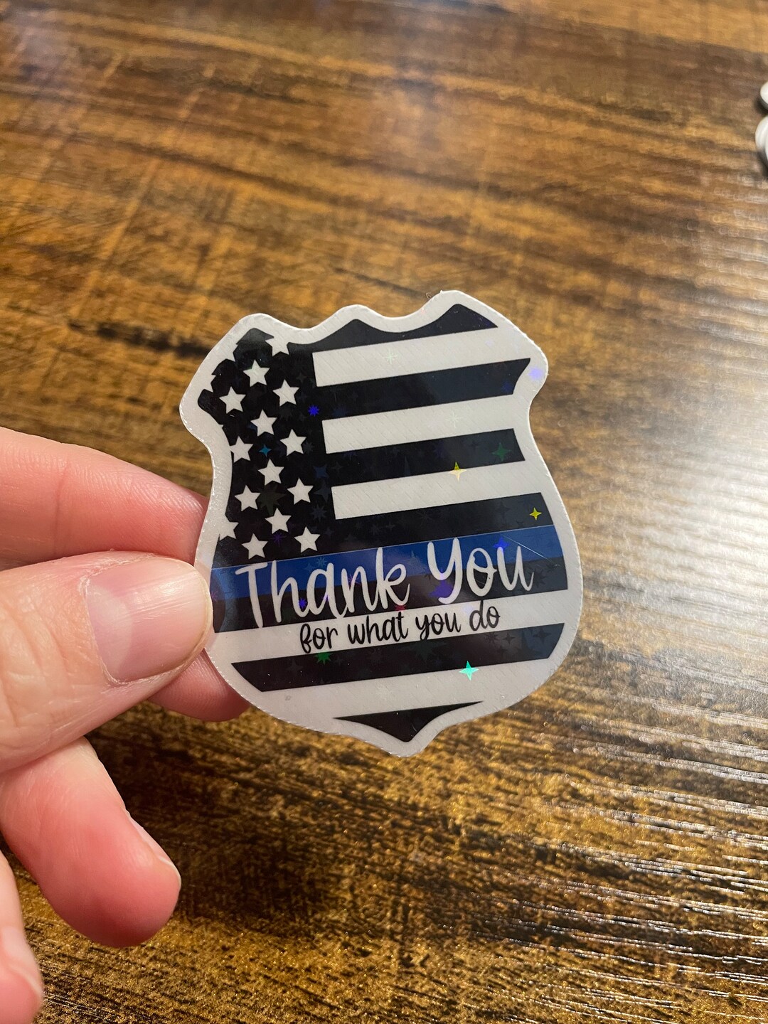 Police Badge Sticker, Gift for Police Week, National Police Week Gifts ...