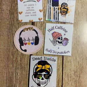 911 Dispatcher Waterproof Sticker Set, Telecom Week Gift, Gifts for ...