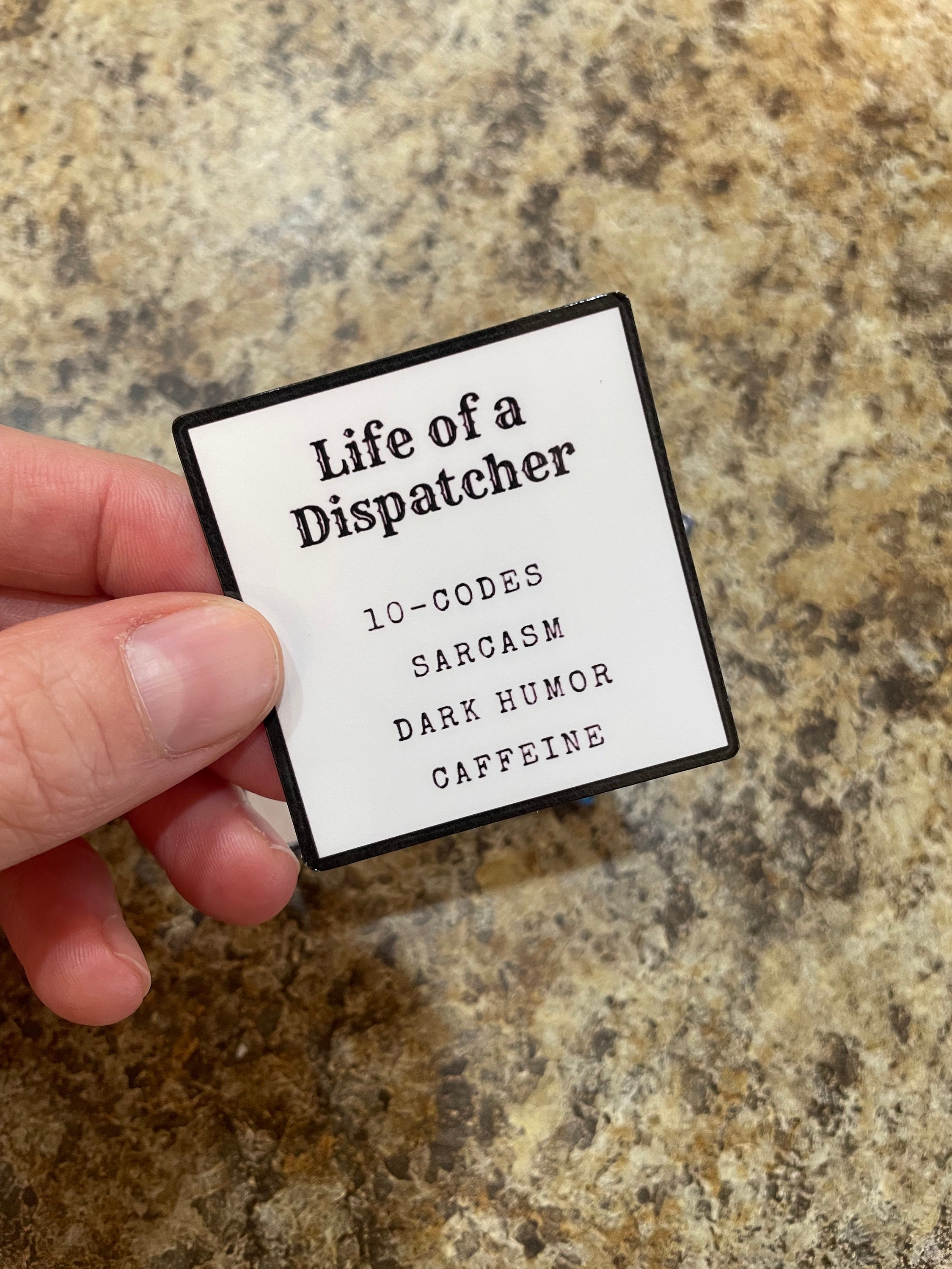 Life of a Dispatcher 911 Sticker, Funny Dispatch Sticker, Holographic ...