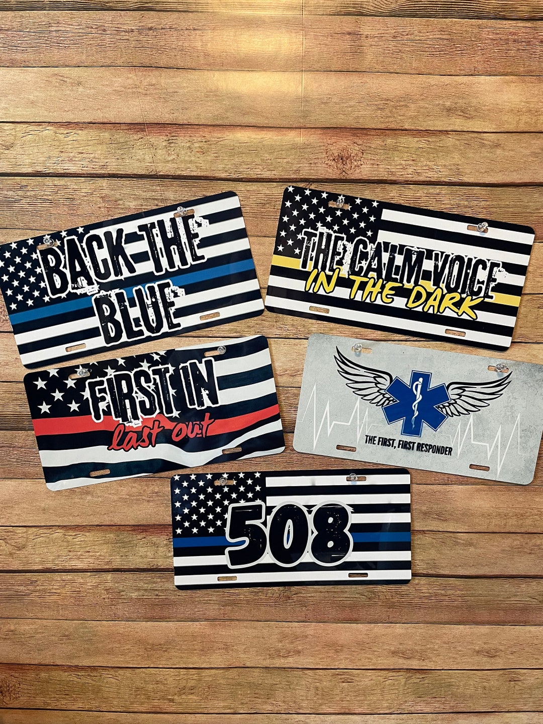 First Responder Personalized License Plate, Dispatch License Plate ...