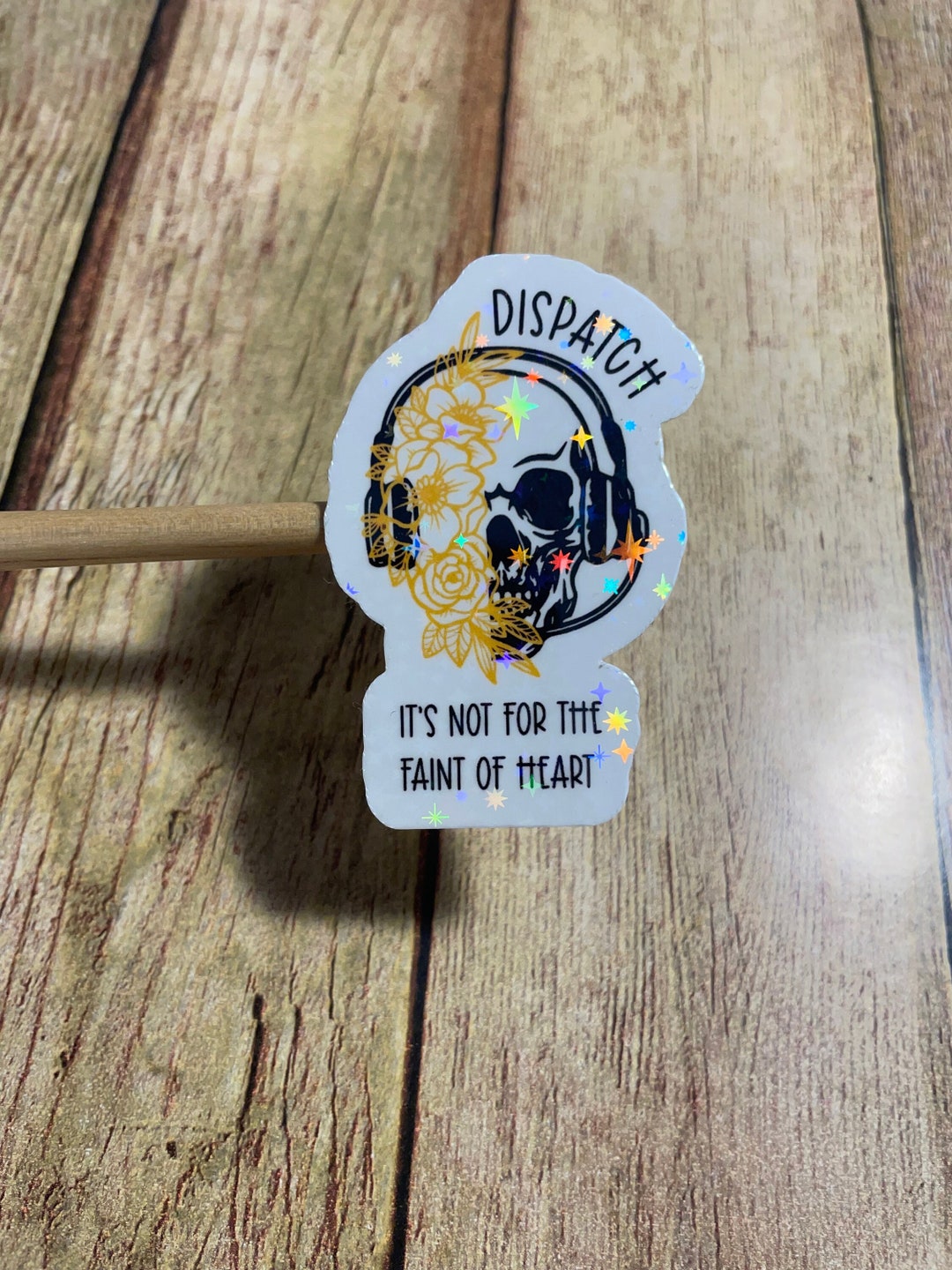 Life of a Dispatcher Sticker, 911 Dispatch, Dispatch Sticker, Skull ...